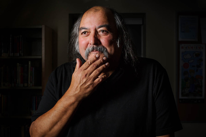 Ancient Mi'kmaq petroglyphs spring to life thanks to artist Alan Syliboy.