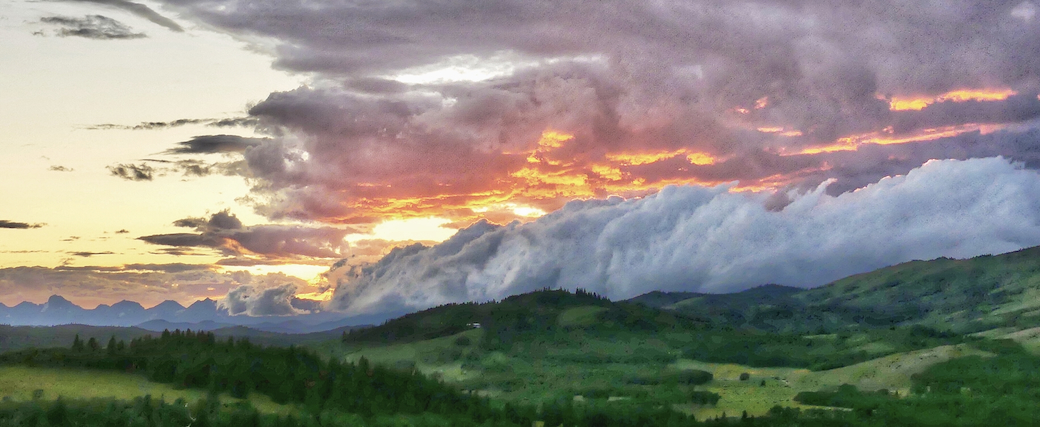 Sundown at Thanksgiving Ranch - Toque & Canoe
